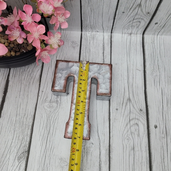 Hobby Lobby | Wall Decor | Rustic Galvanized Metal Letter T Wall Decor ...